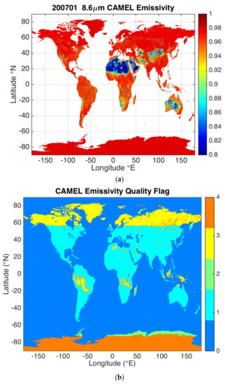 The Combined ASTER MODIS Emissivity over Land (CAMEL) Part 2 ...