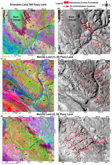 Application of Multi-Sensor Satellite Data for Exploration of Zn–Pb ...