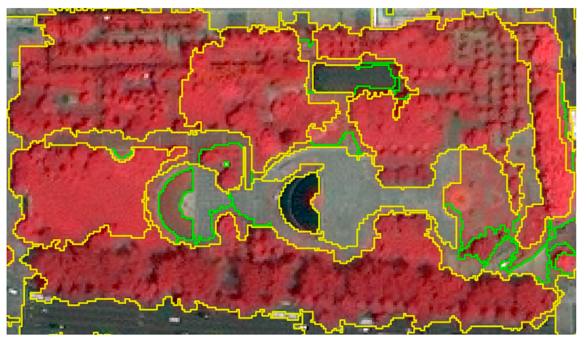 Multiscale Optimized Segmentation of Urban Green Cover in High Resolution Remote Sensing Image