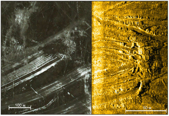 Ice-Gouging Topography of the Exposed Aral Sea Bed