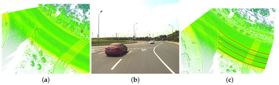 Combined Lane Mapping Using a Mobile Mapping System