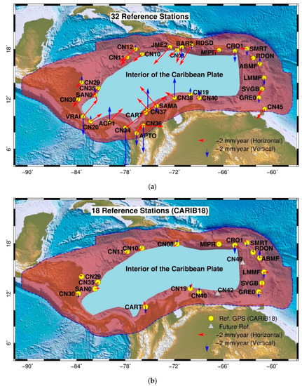 CARIB18: A Stable Geodetic Reference Frame for Geological Hazard ...