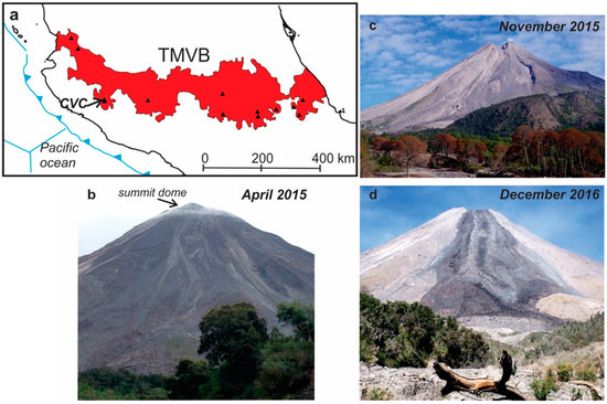 Chronology of the 2014–2016 Eruptive Phase of Volcán de Colima and ...