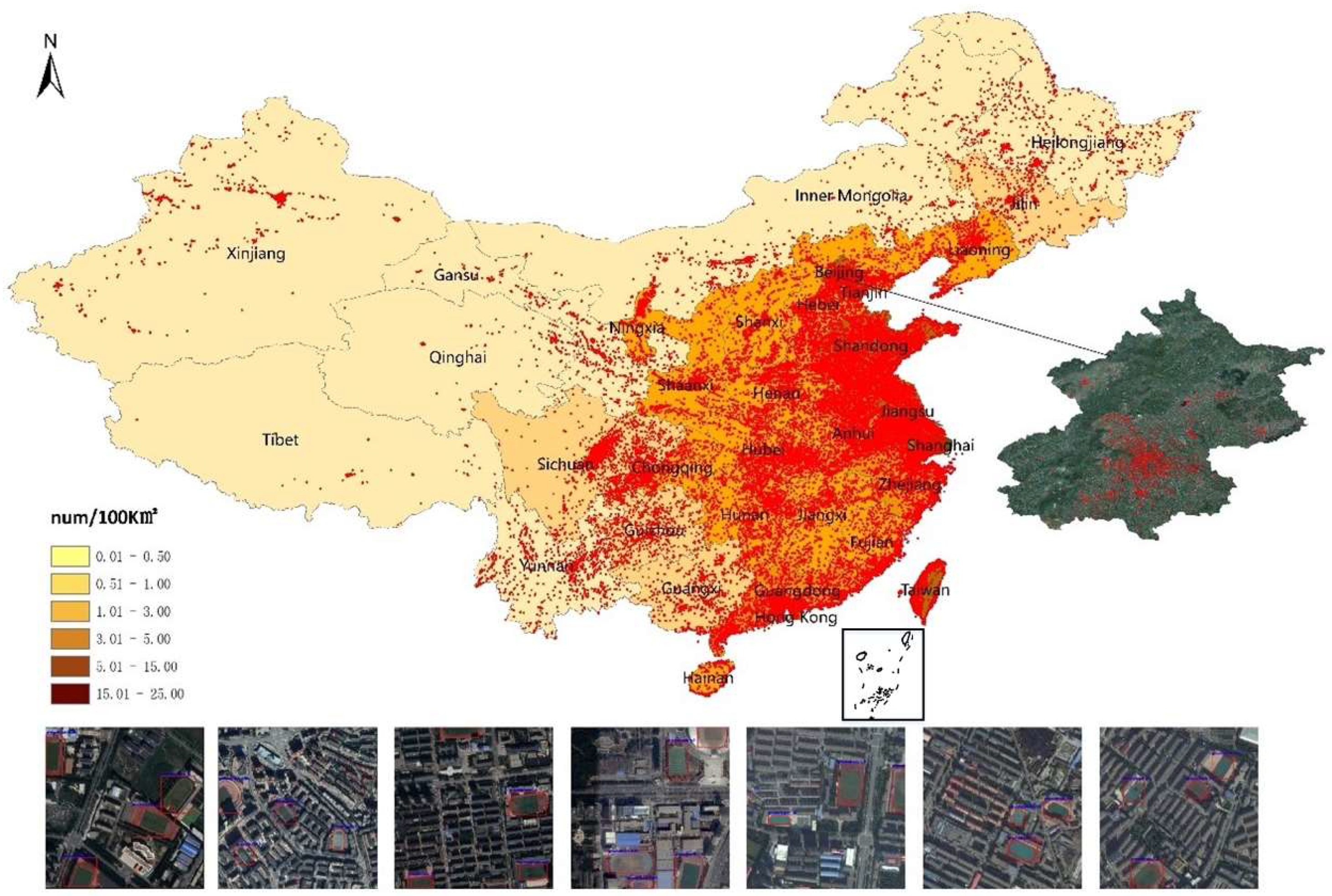 Automatic Detection of Track and Fields in China from High-Resolution ...