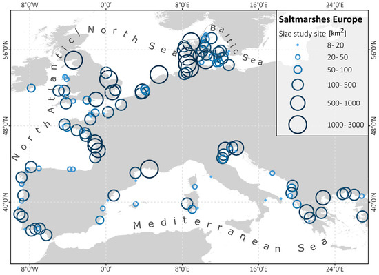 Trends in the Seaward Extent of Saltmarshes across Europe from Long ...