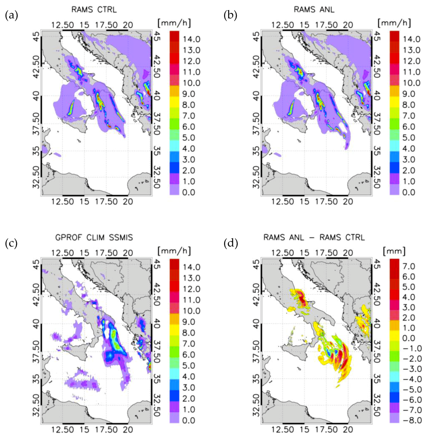 The Precipitation Structure of the Mediterranean Tropical-Like Cyclone ...