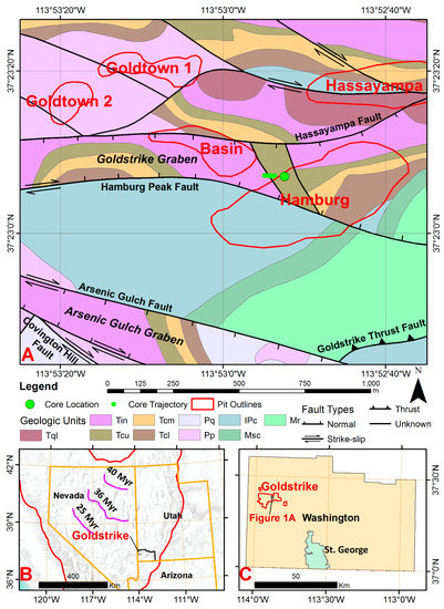 Integrated Hyperspectral and Geochemical Study of Sediment-Hosted ...