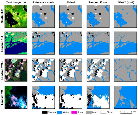 A Modular Processing Chain for Automated Flood Monitoring from Multi-Spectral Satellite Data