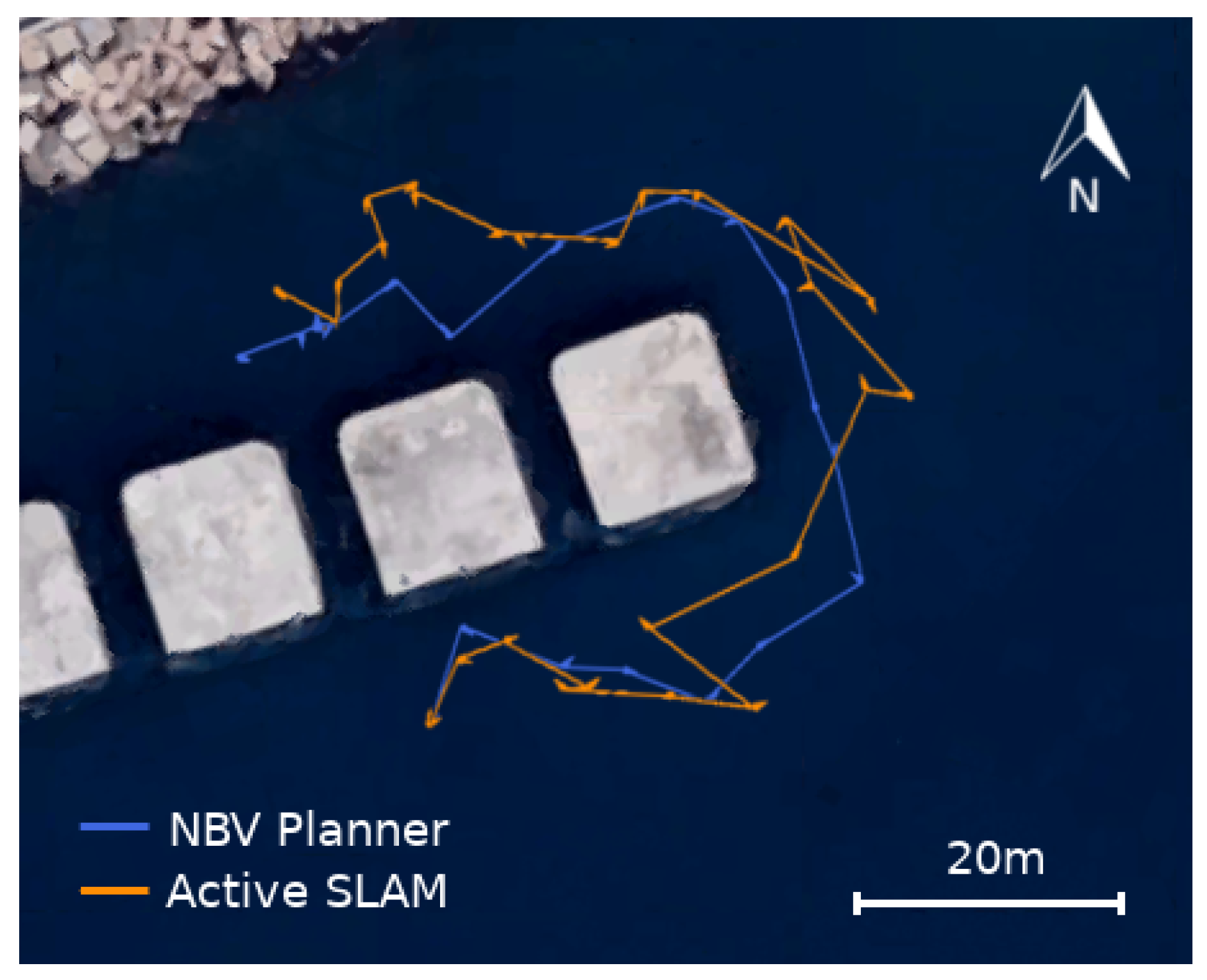 Active SLAM for Autonomous Underwater Exploration