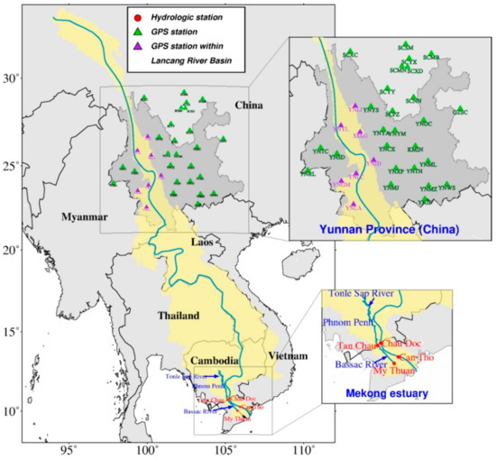 Upstream GPS Vertical Displacement and its Standardization for Mekong ...