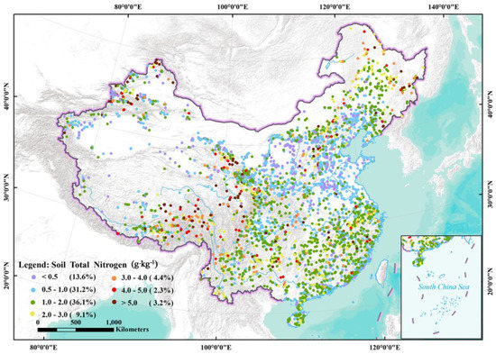 Fine-Resolution Mapping of Soil Total Nitrogen across China Based on ...