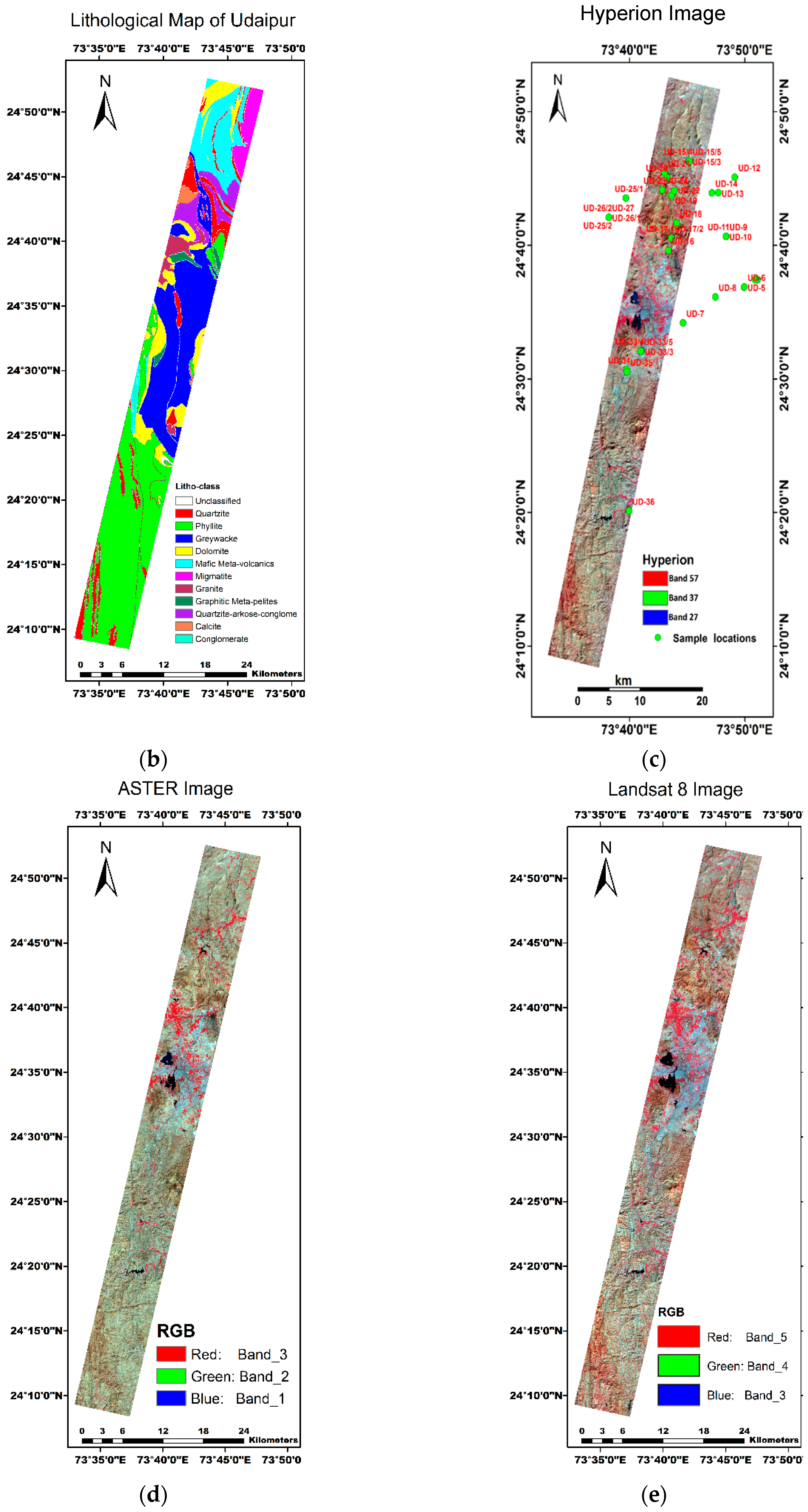 Optimized Lithological Mapping from Multispectral and Hyperspectral Remote Sensing Images Using ...