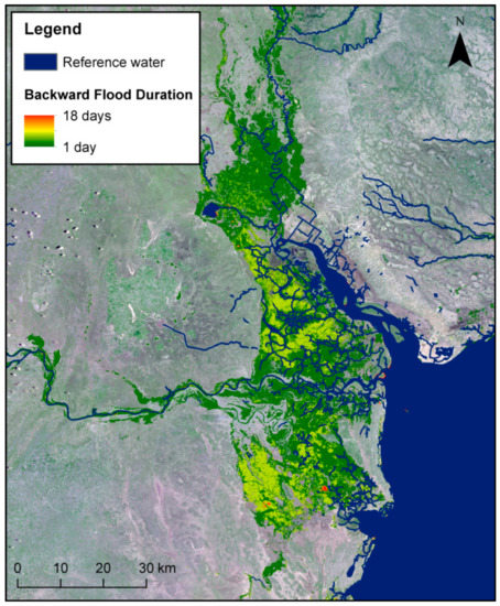 Automatic Flood Duration Estimation Based on Multi-Sensor Satellite Data