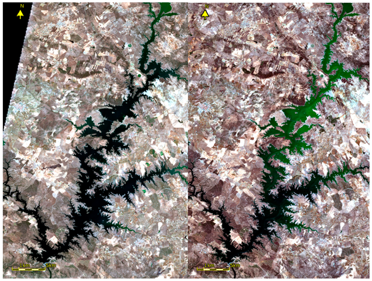 Temporal and Spatial Variations of Secchi Depth and Diffuse Attenuation Coefficient from ...