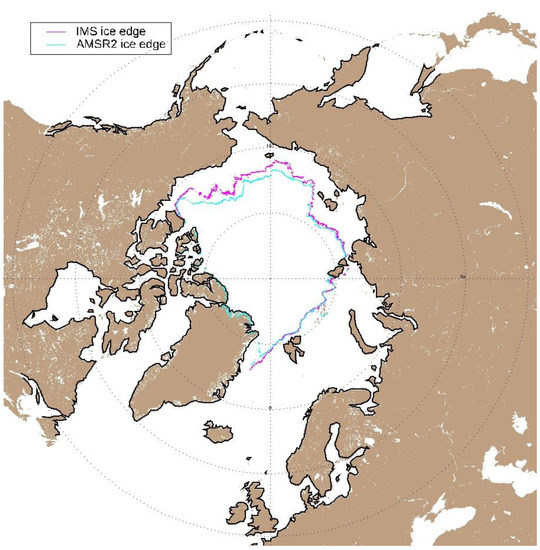 Assessment of AMSR2 Ice Extent and Ice Edge in the Arctic Using IMS