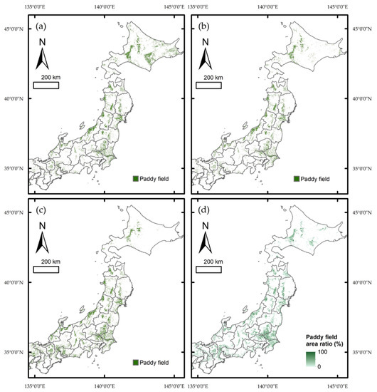 Mapping Paddy Fields in Japan by Using a Sentinel-1 SAR Time Series ...