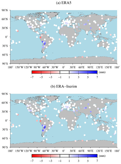 Evaluation of Precipitable Water Vapor from Five Reanalysis Products ...