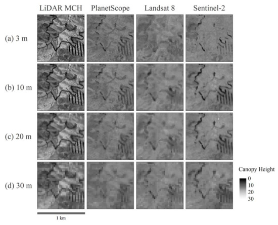 Comparison of Multi-Temporal PlanetScope Data with Landsat 8 and Sentinel-2 Data for Estimating ...