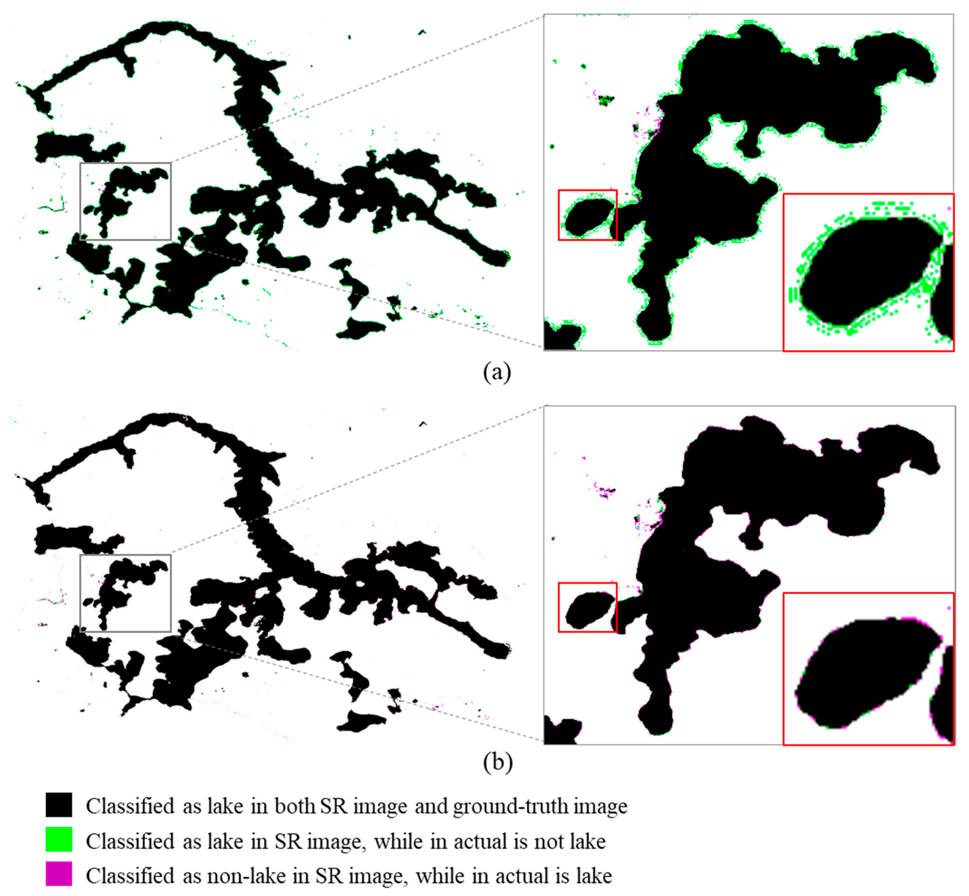 Achieving Higher Resolution Lake Area from Remote Sensing Images ...
