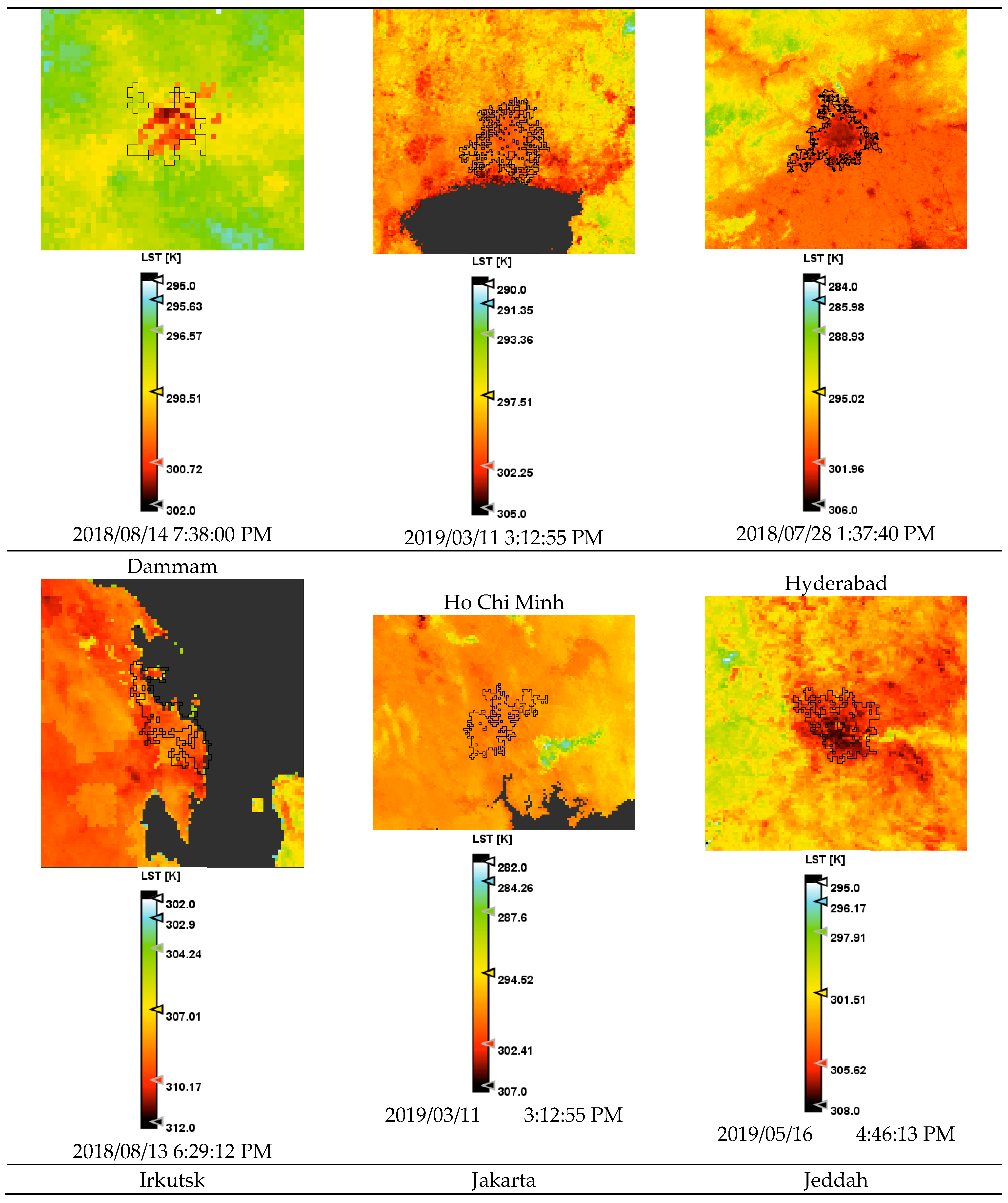 A Methodology for Comparing the Surface Urban Heat Island in Selected ...