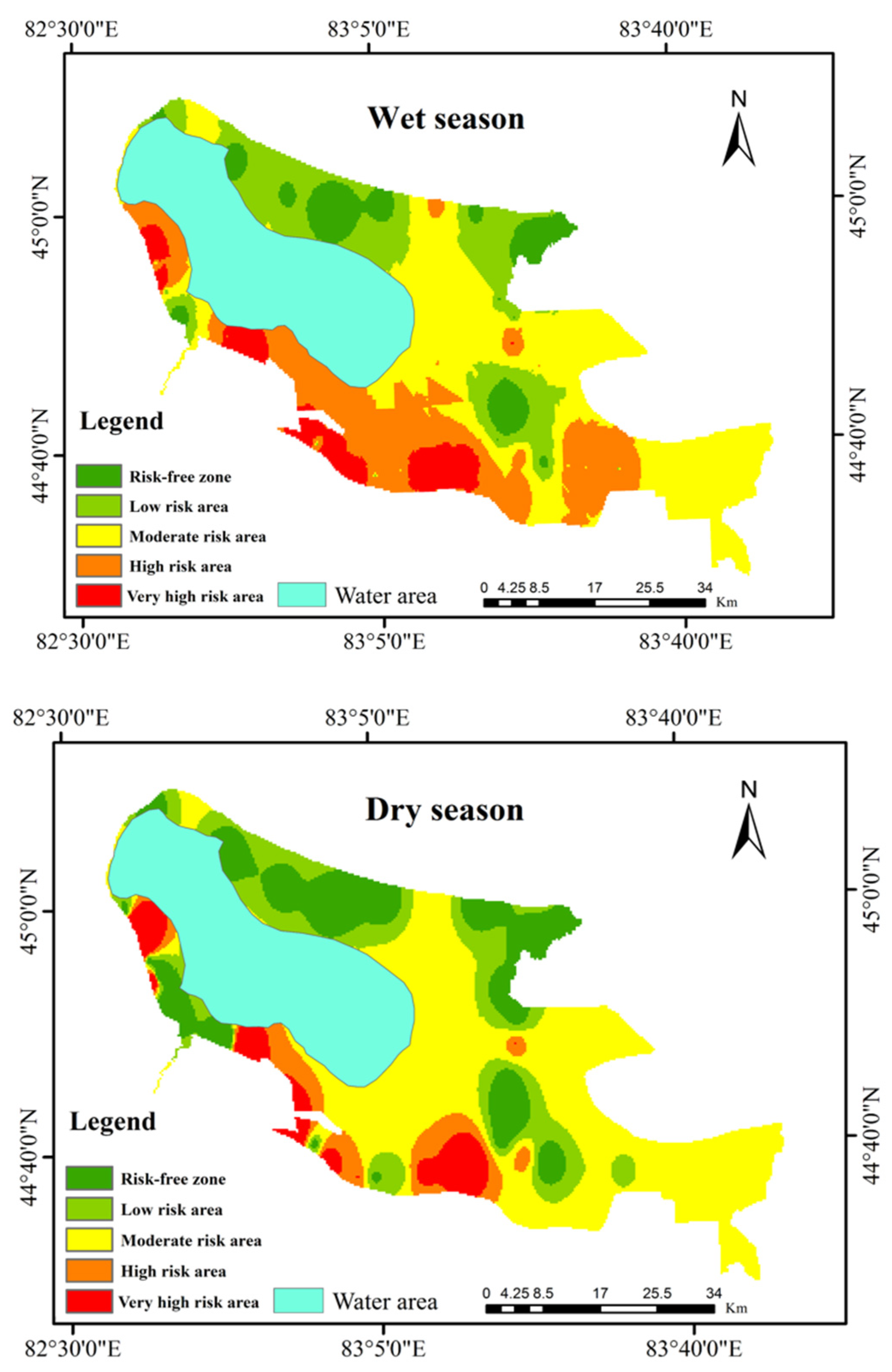 Quantitative Evaluation of Spatial and Temporal Variation of Soil Salinization Risk Using GIS ...