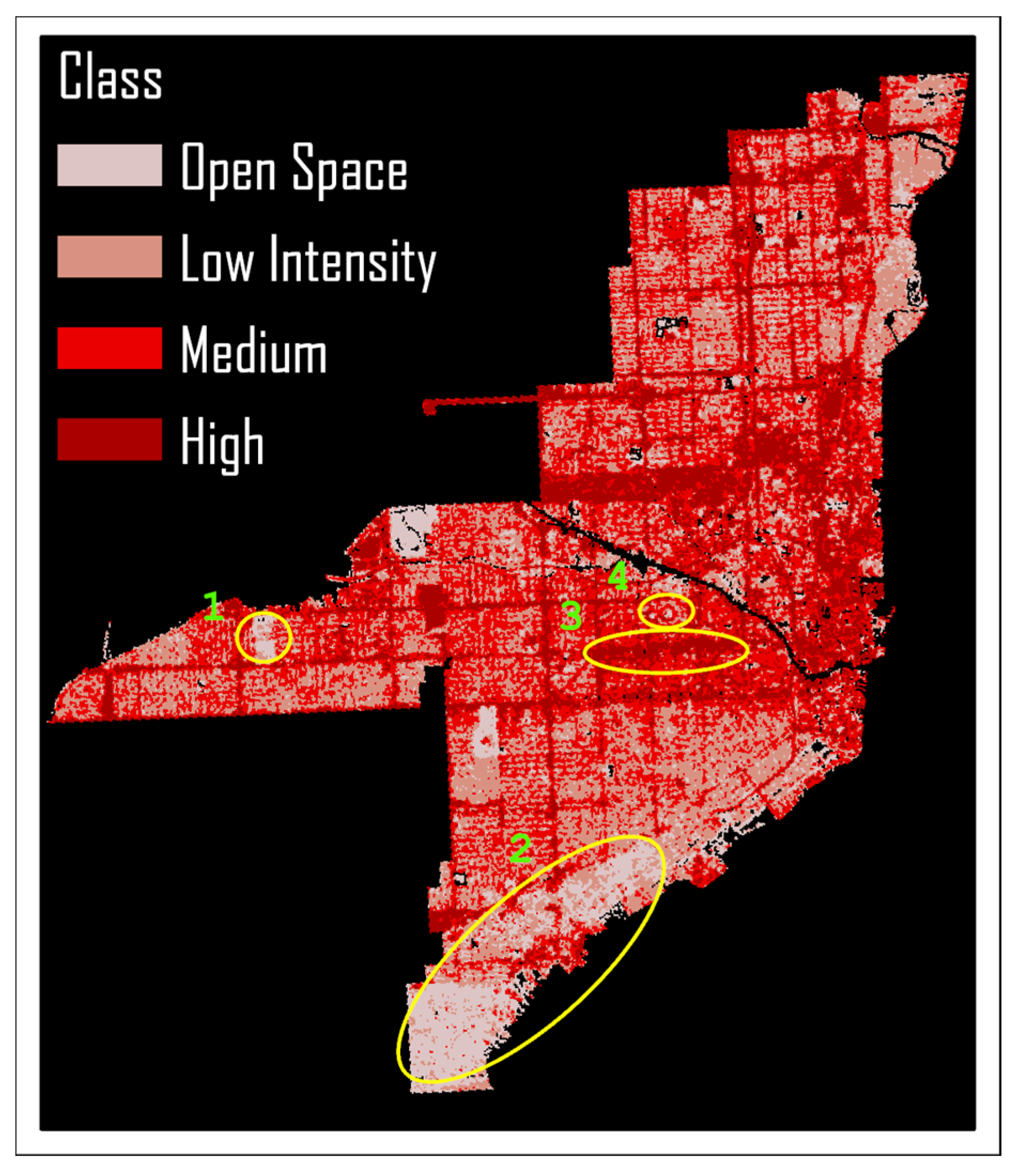 Classification of Urban Area Using Multispectral Indices for Urban Planning