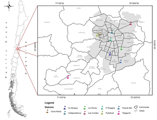 Spatio-Temporal Variation of the Urban Heat Island in Santiago, Chile ...
