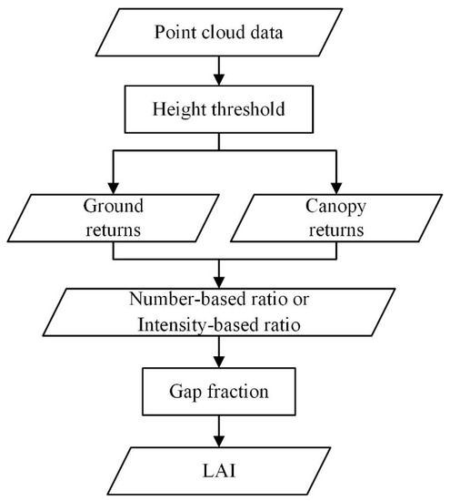 Estimation of LAI with the LiDAR Technology: A Review