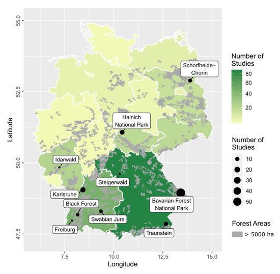 Earth Observation Based Monitoring of Forests in Germany: A Review