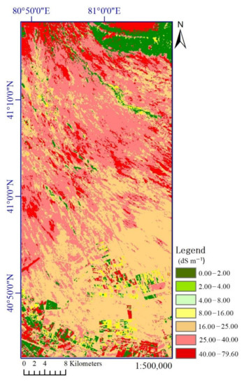 Soil Salinity Mapping Using Machine Learning Algorithms with the Sentinel-2 MSI in Arid Areas, China