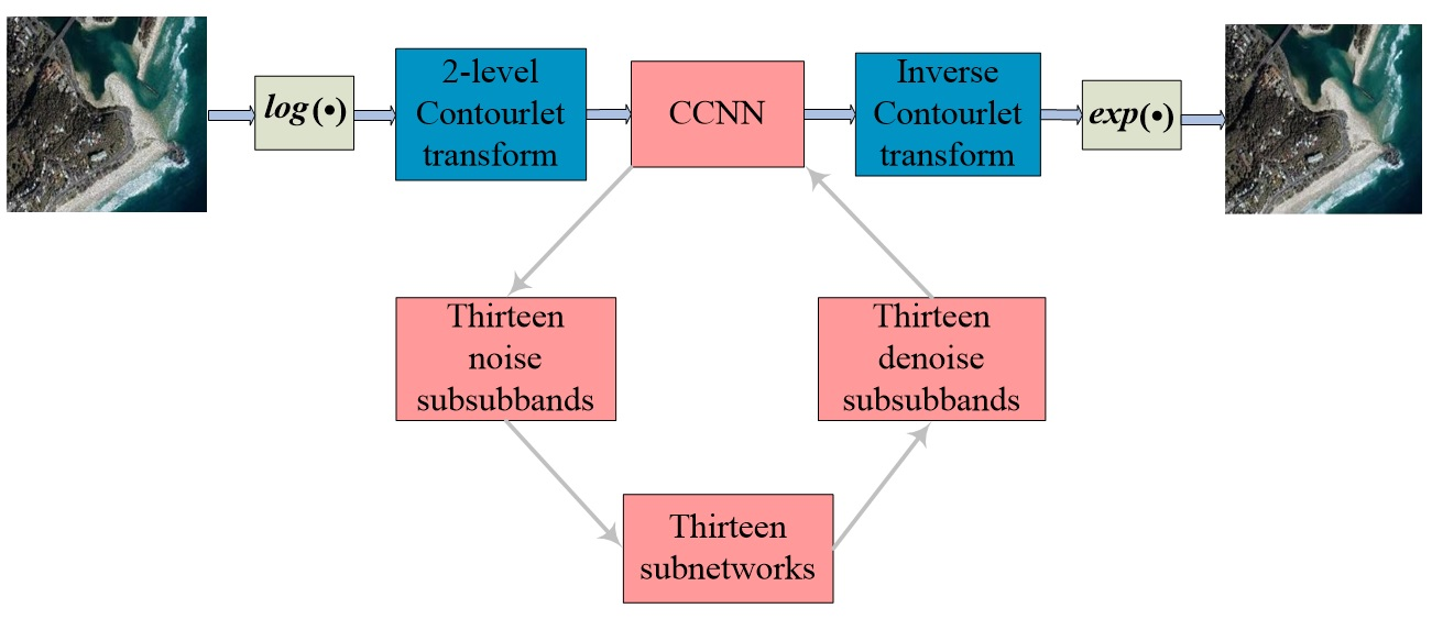 Remote Sensing | Free Full-Text | Contourlet-CNN for SAR Image Despeckling