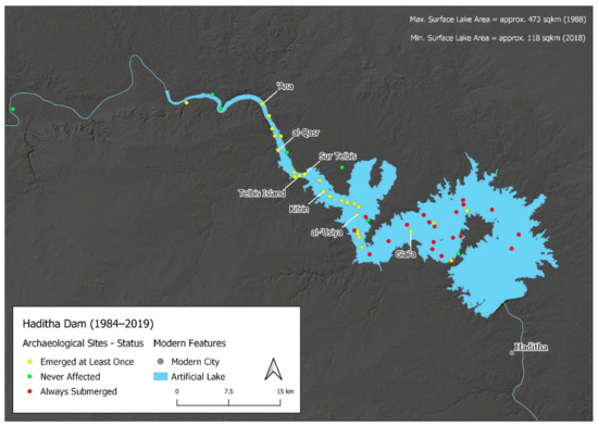 Use of Time-Series NDWI to Monitor Emerging Archaeological Sites: Case ...