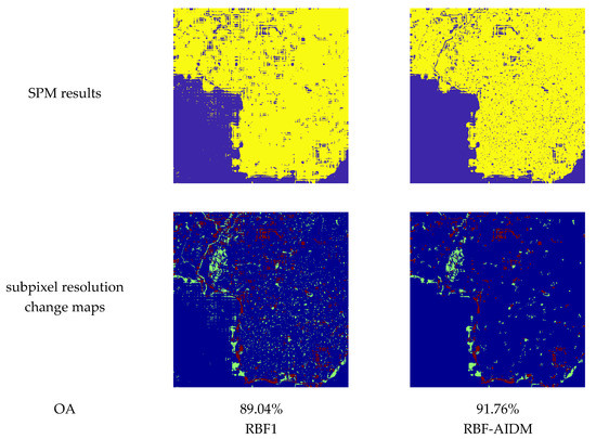 Subpixel Change Detection Based on Radial Basis Function with Abundance Image Difference Measure ...