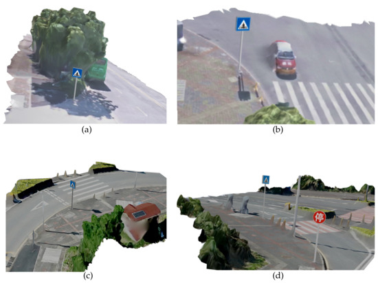 Deep Neural Networks for Road Sign Detection and Embedded Modeling Using Oblique Aerial Images
