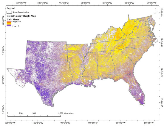 Regionalization of an Existing Global Forest Canopy Height Model for ...