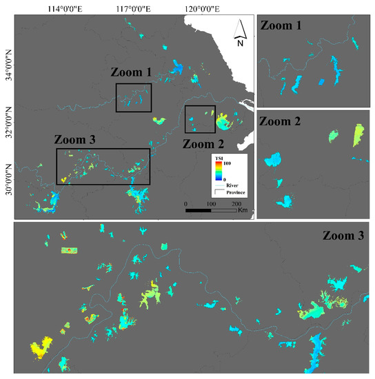 Remote Estimation of Trophic State Index for Inland Waters Using ...