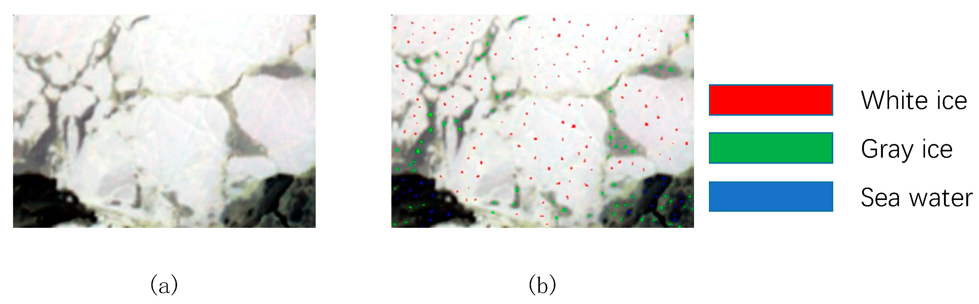 Hyperspectral Sea Ice Image Classification Based on the Spectral-Spatial-Joint Feature with the ...