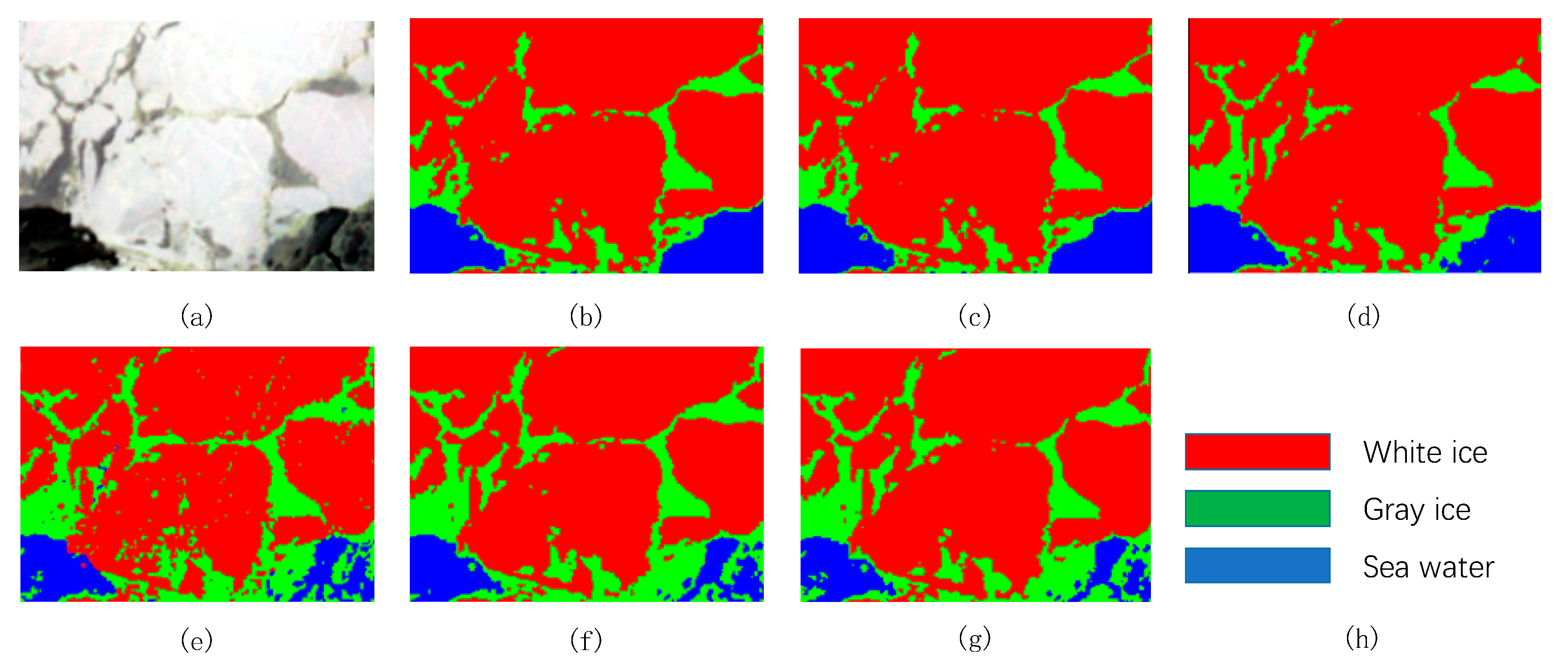 Hyperspectral Sea Ice Image Classification Based on the Spectral-Spatial-Joint Feature with the ...