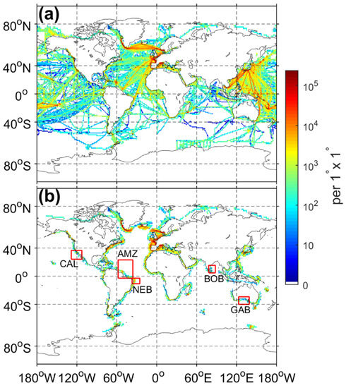 Global Analysis of Coastal Gradients of Sea Surface Salinity
