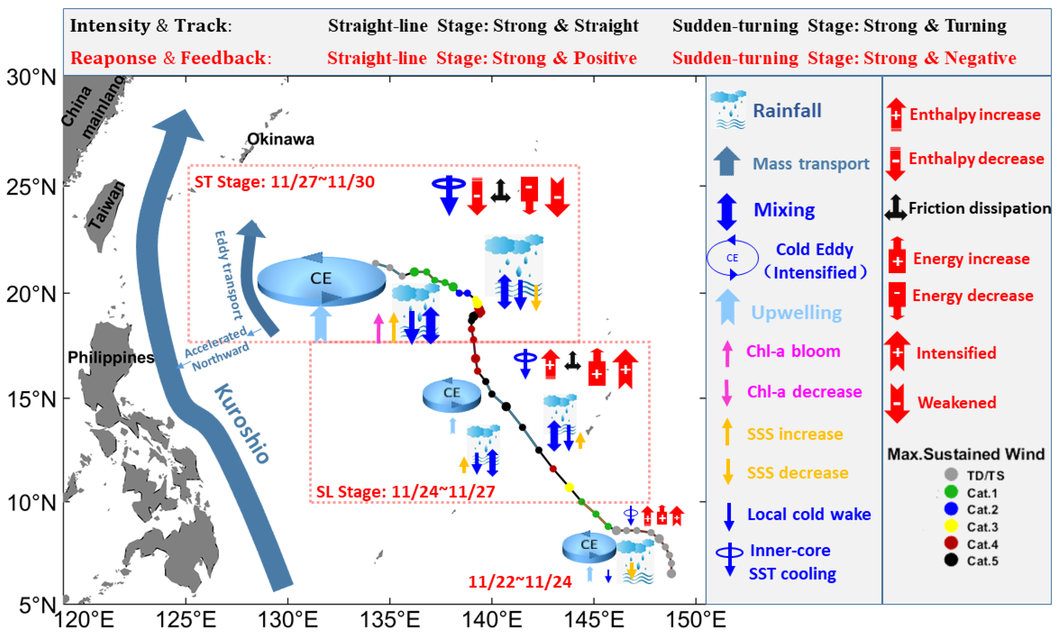 Enhanced Oceanic Environmental Responses and Feedbacks to Super Typhoon ...