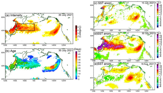 Extensive Marine Heatwaves at the Sea Surface in the Northwestern ...