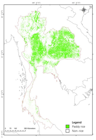 Paddy Rice Mapping In Thailand Using Time Series Sentinel 1 Data And Deep Learning Model
