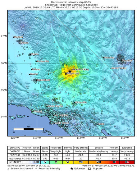 Ionospheric Disturbances Observed Following the Ridgecrest Earthquake ...