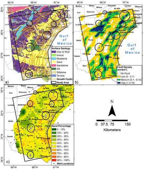 Land Subsidence in the Texas Coastal Bend: Locations, Rates, Triggers ...