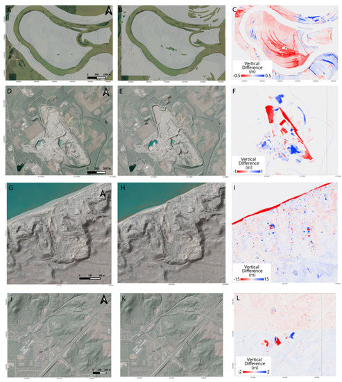 Statewide USGS 3DEP Lidar Topographic Differencing Applied to Indiana, USA