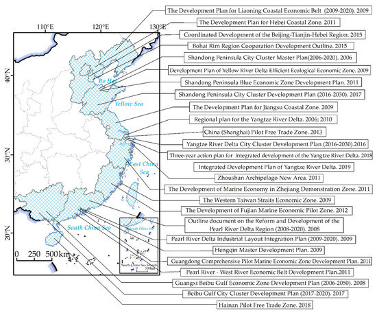 Dynamic Expansion of Urban Land in China’s Coastal Zone since 2000