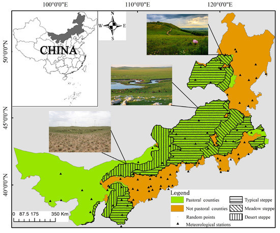 Impact of Extreme Climate on the NDVI of Different Steppe Areas in ...