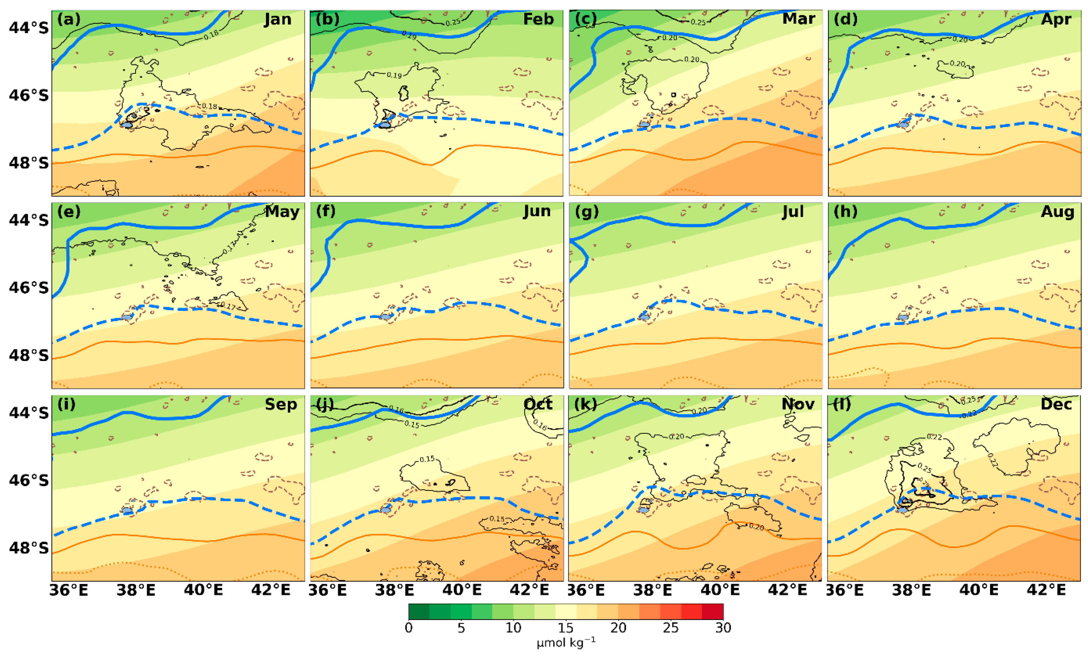 Spatial and Seasonal Variations of the Island Mass Effect at the Sub ...