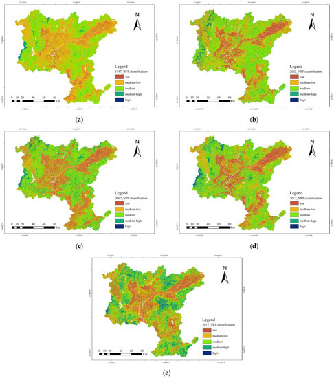Estimation and Spatio-Temporal Change Analysis of NPP in Subtropical ...