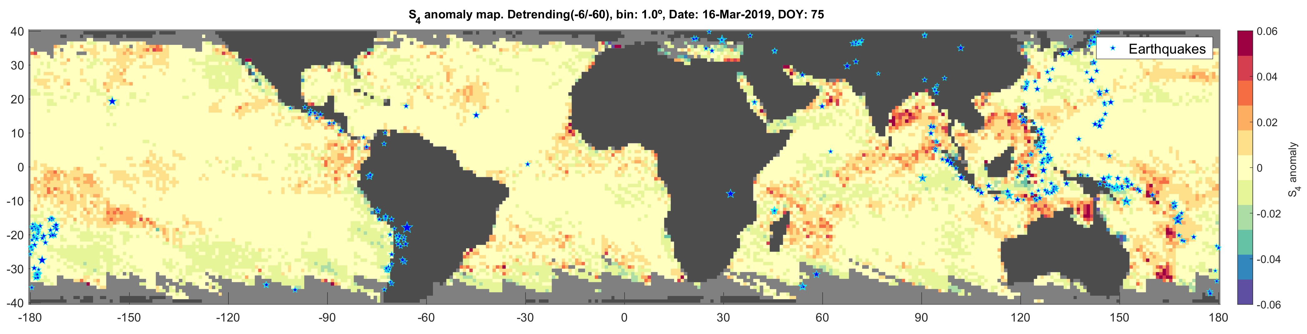 A Preliminary Study on Ionospheric Scintillation Anomalies Detected ...